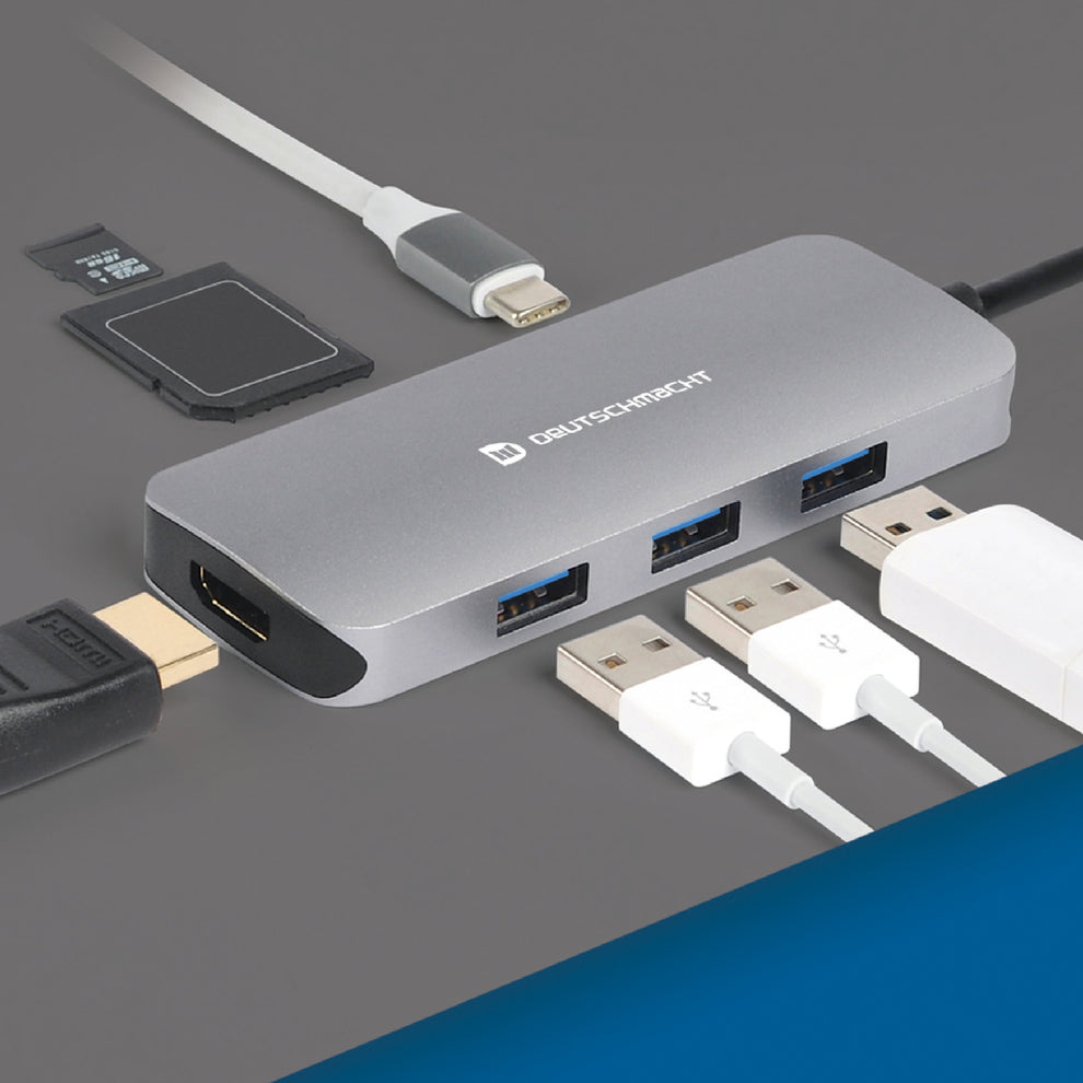 7 in 1 Type-C Computer Hub – Deutschmacht